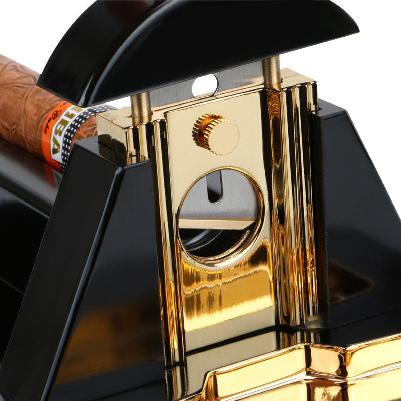 Luxury Desktop Guillotine Cigar Cutter with Stainless Steel Knife Blad